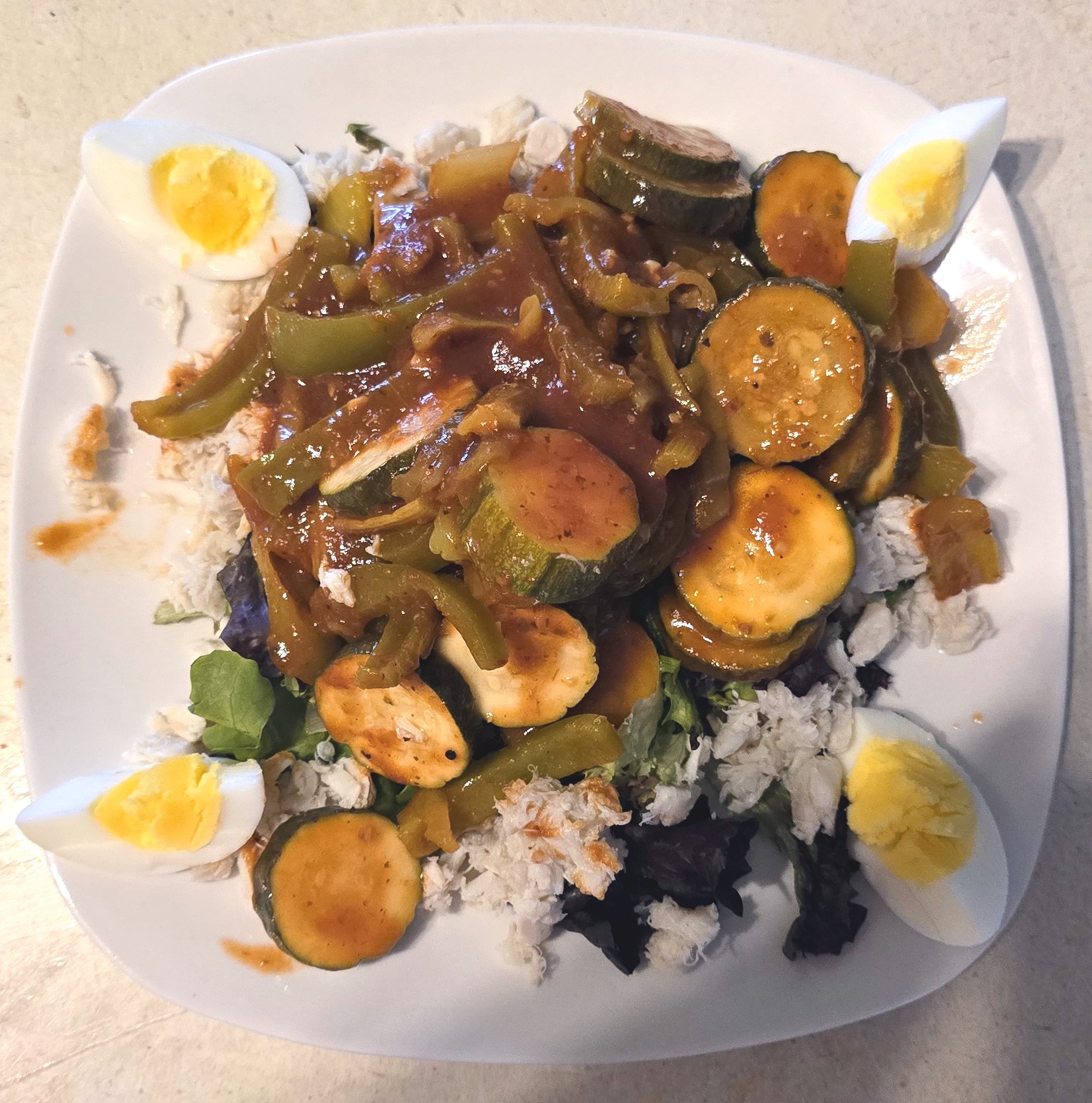 Antipasti Salad for One - Savvy Solo CookSavvy Solo Cook