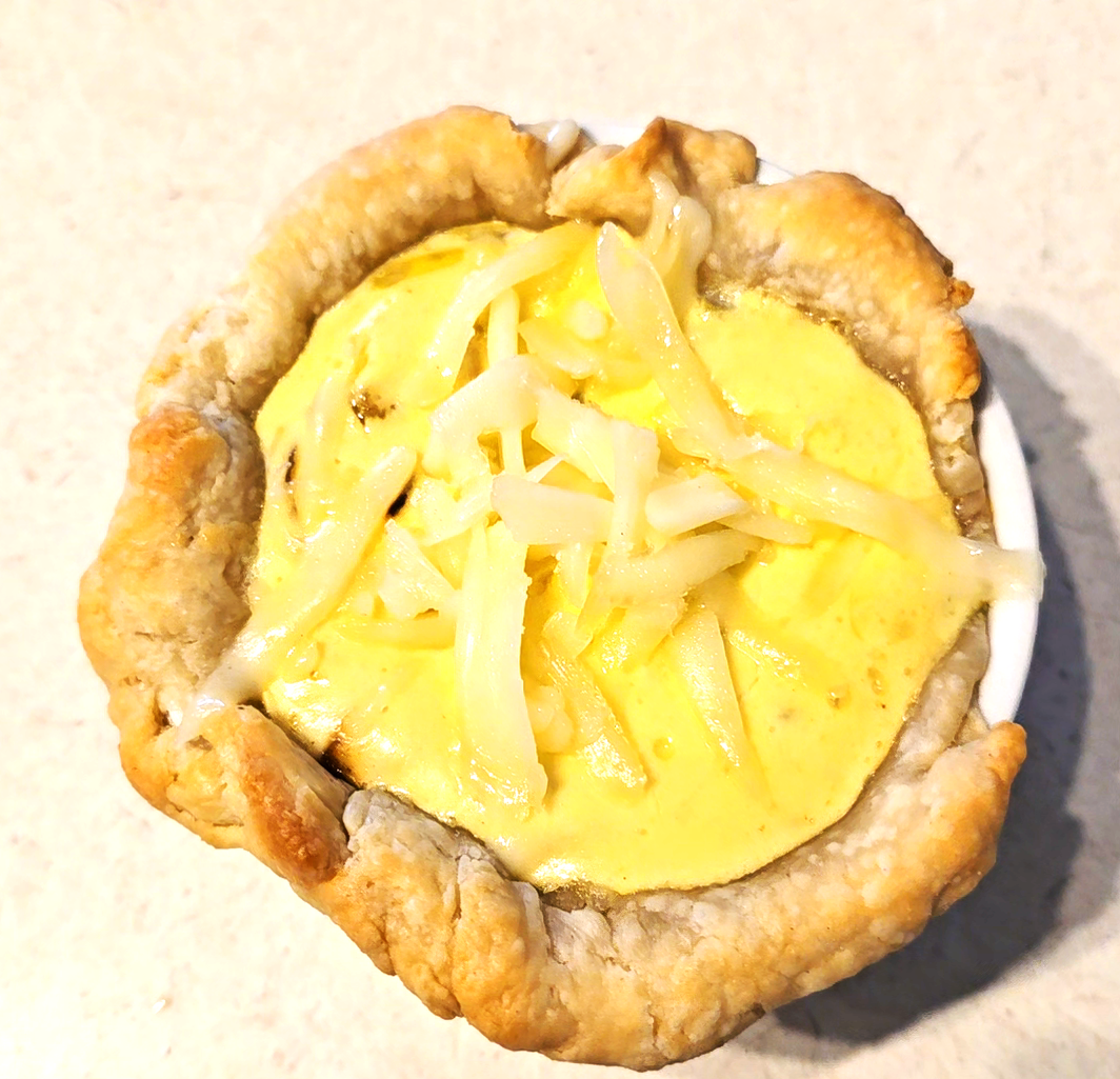 Cheesy Chile Quiche - Savvy Solo CookSavvy Solo Cook